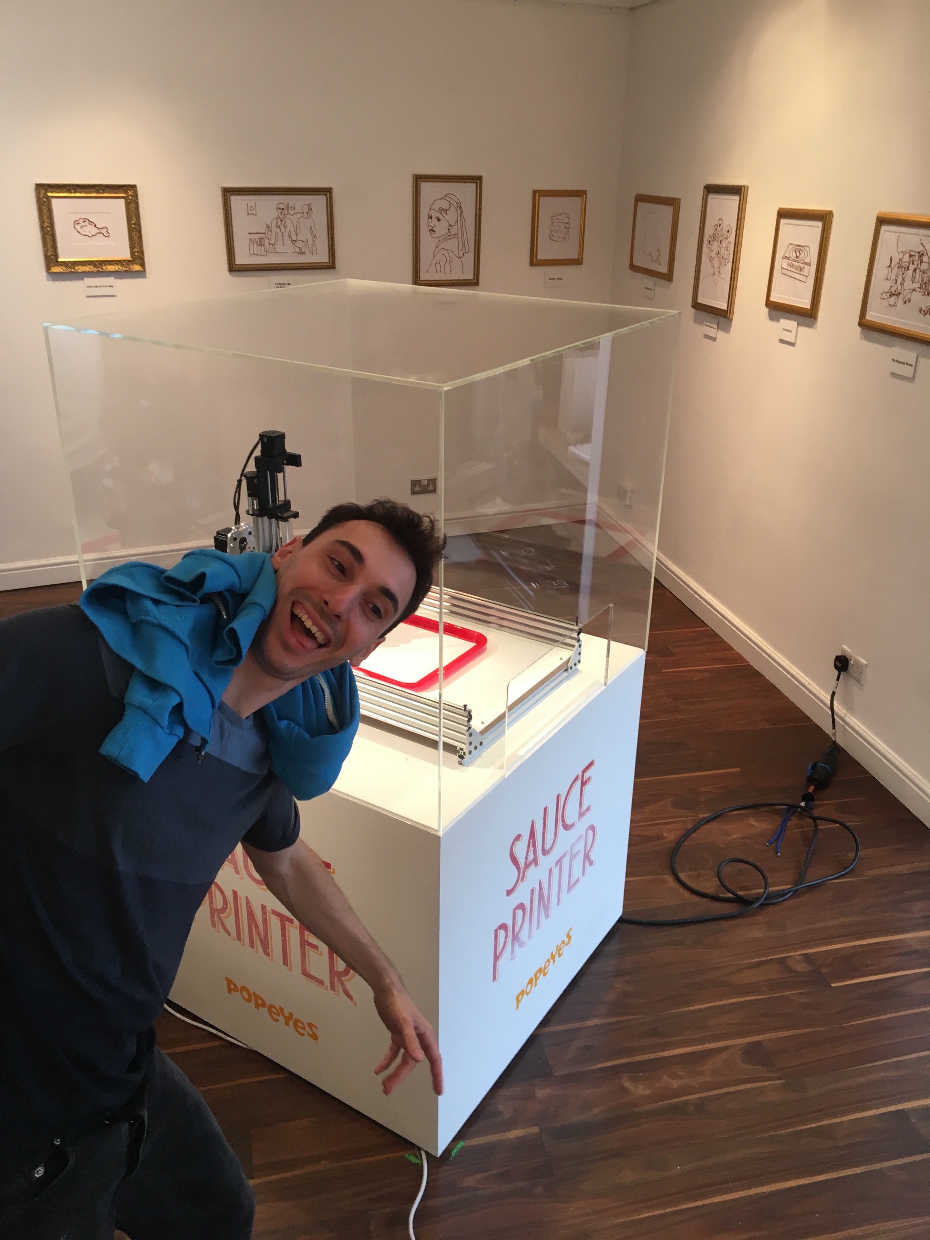 Unit 9 Art Masterpieces with a Popeyes Sauce Printer